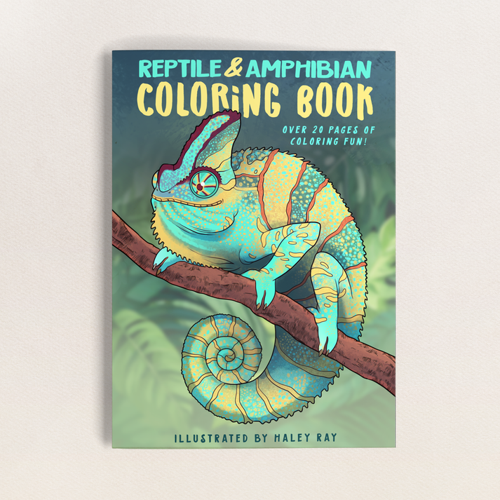 Reptile & Amphibian Coloring Book – The Snow Finch